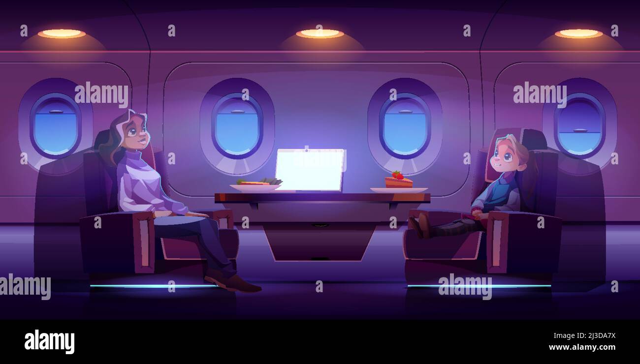Passengers first class Stock Vector Images - Alamy