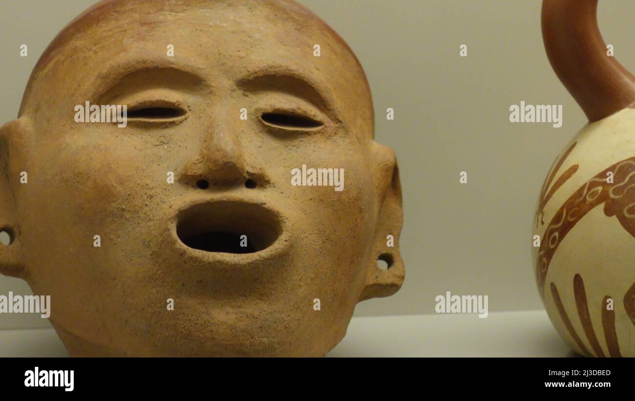 Museo de America in Madrid Spain. Xipe Totec, Our Flayed Lord Stock ...