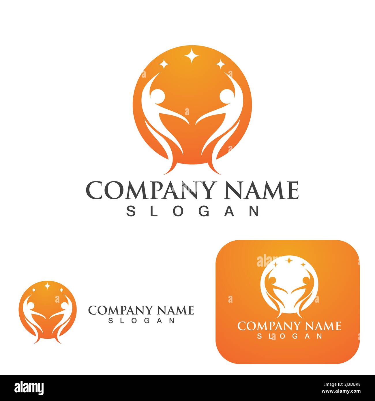 People jump star logo and symbol Stock Vector Image & Art - Alamy