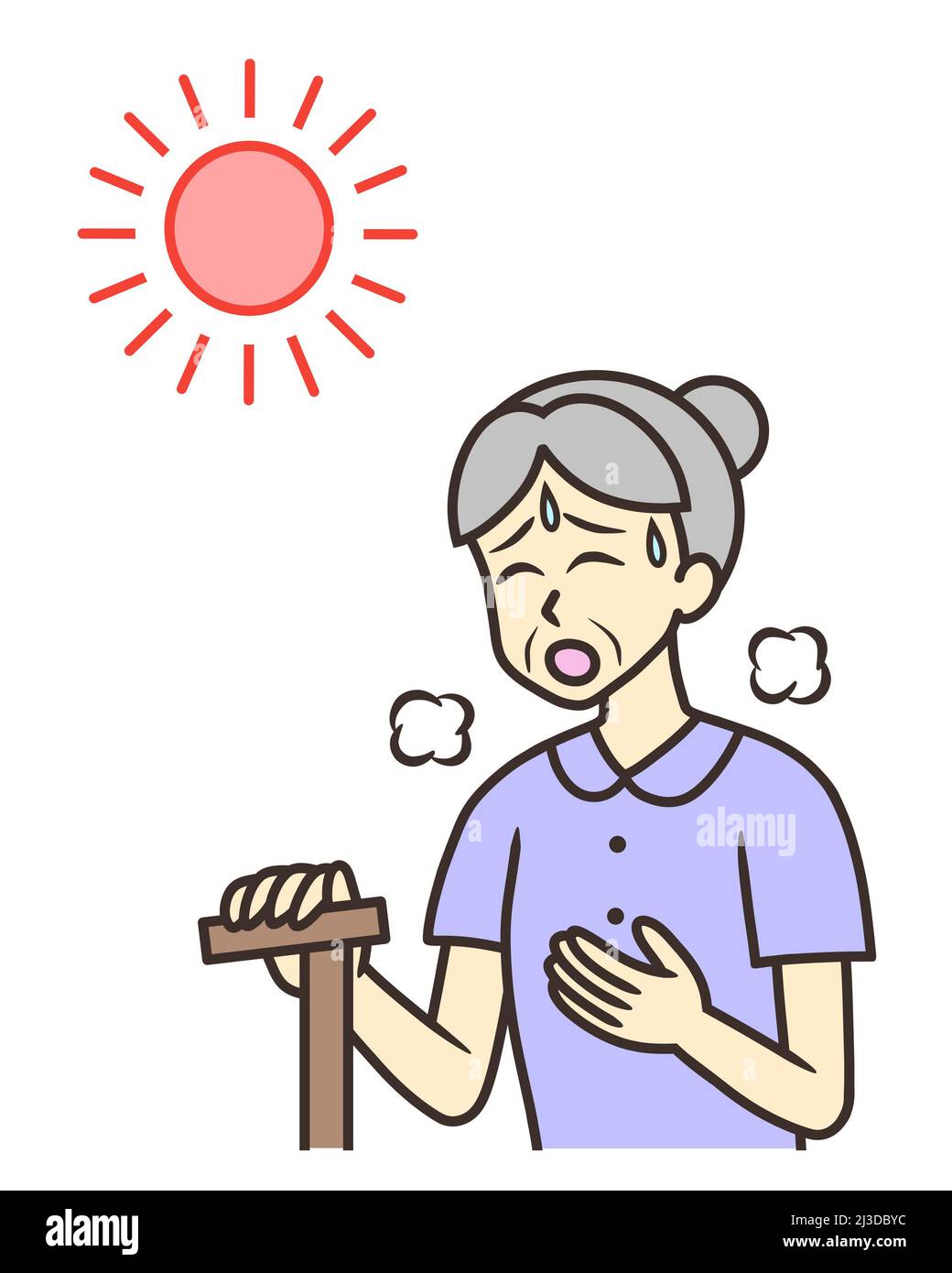 Summer Heat Cartoon