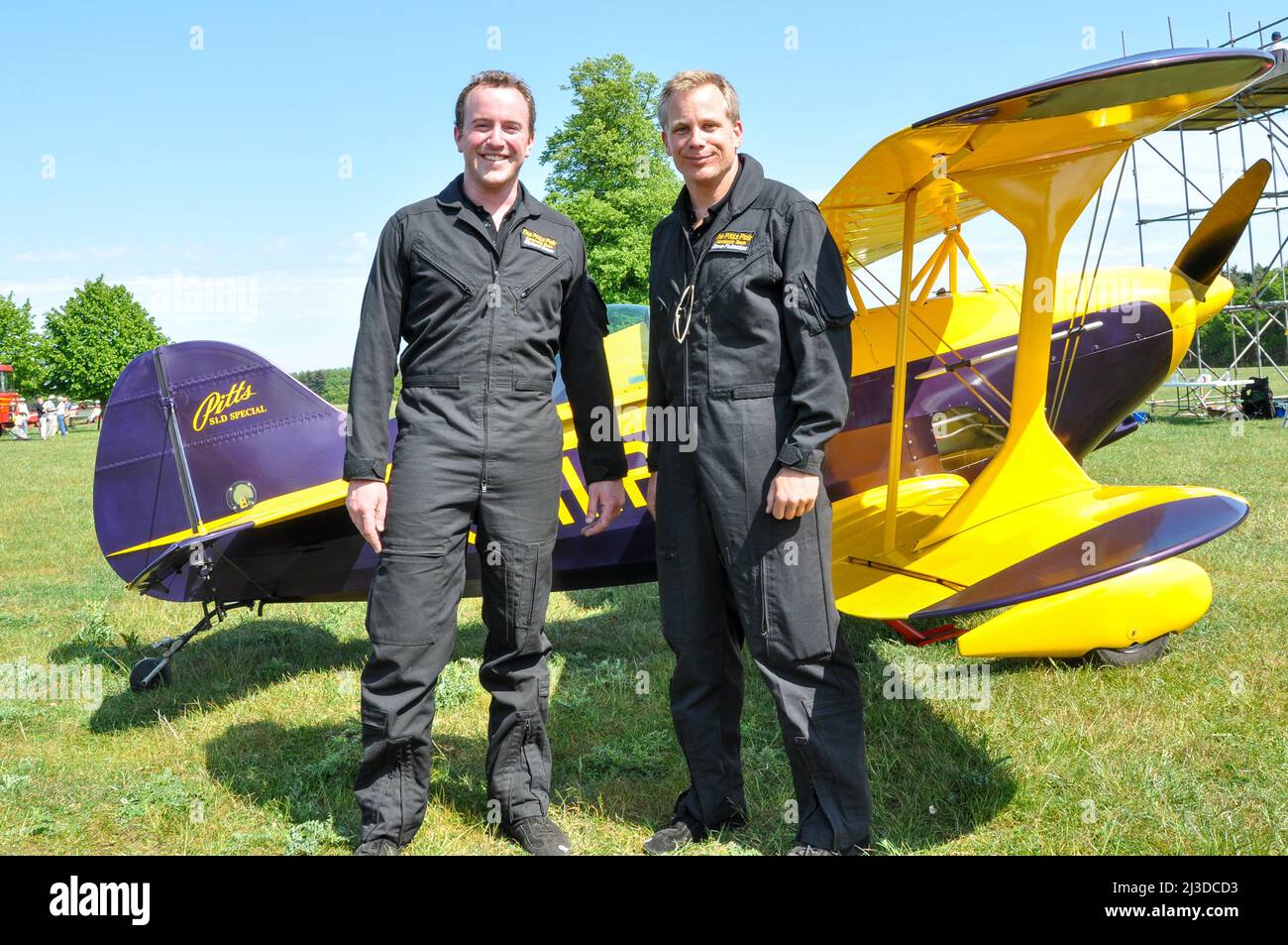 Richard Grace and Dave Puleston, pilots of The Pitts Pair, Trig ...