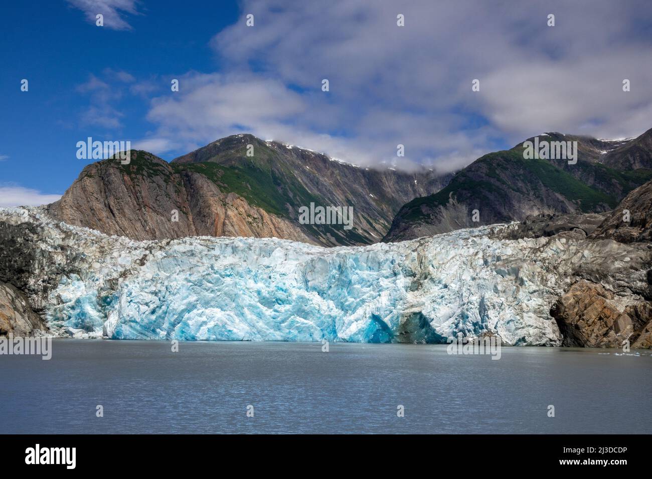 The North Sawyer Glacier In Tracy Arm Fjord Alaska Stock Photo - Alamy