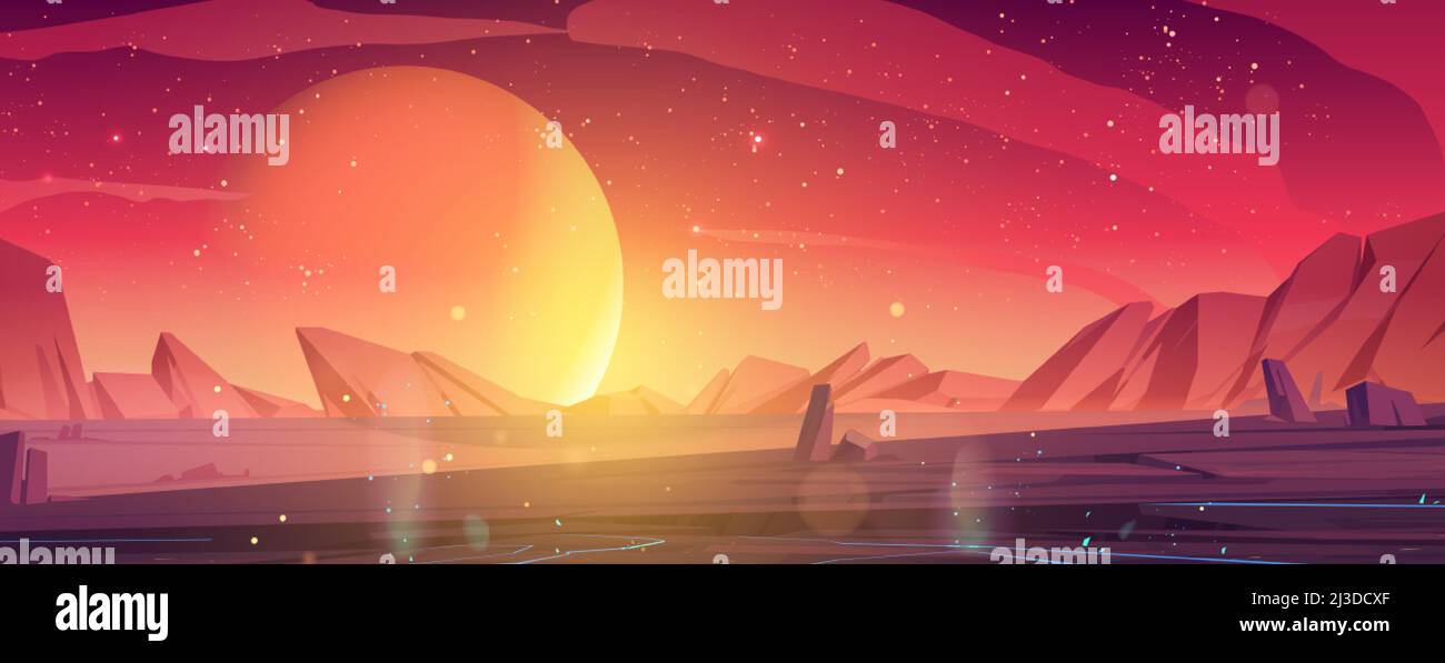 Red shining rock Stock Vector Images - Alamy