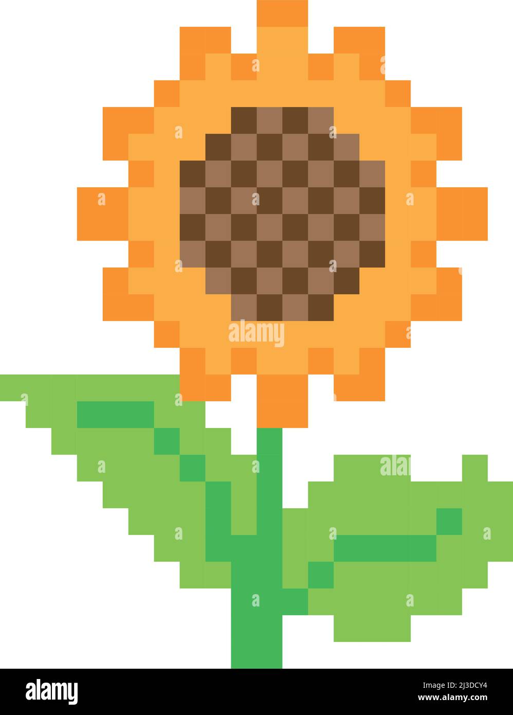 Colorful green tree pixel design hi-res stock photography and images ...