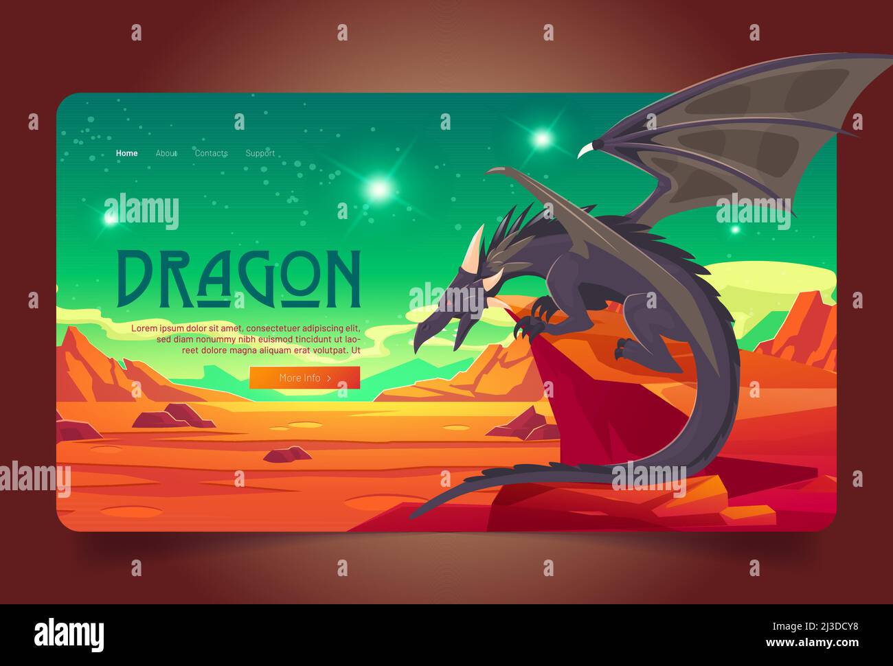 Dragon rock landing hi-res stock photography and images - Alamy