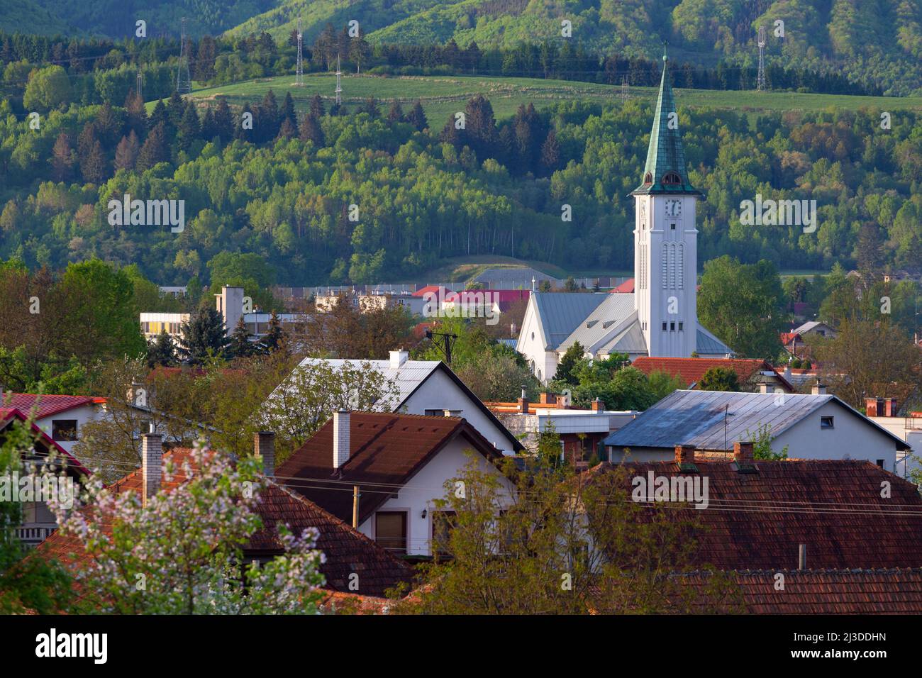 Church in Turany village in Turiec region, Slovakia Stock Photo - Alamy