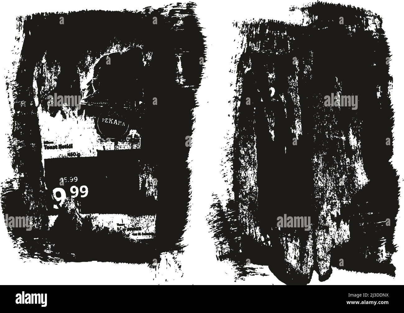 Ripped & Torn Paper Background Grunge Punk Style High Detail Abstract ...