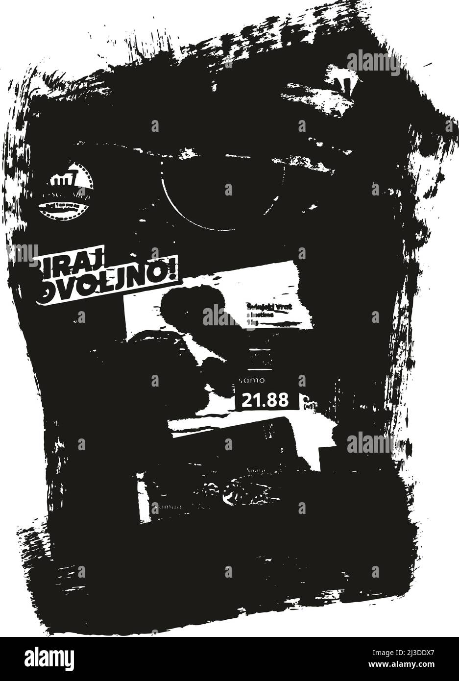 Ripped & Torn Paper Background Grunge Punk Style High Detail Abstract ...