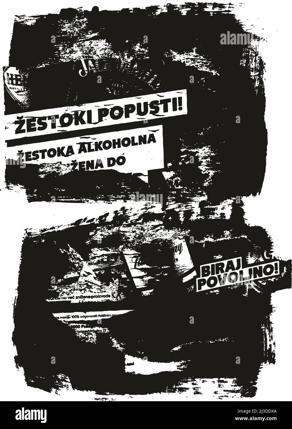 Ripped & Torn Paper Background Grunge Punk Style High Detail Abstract ...