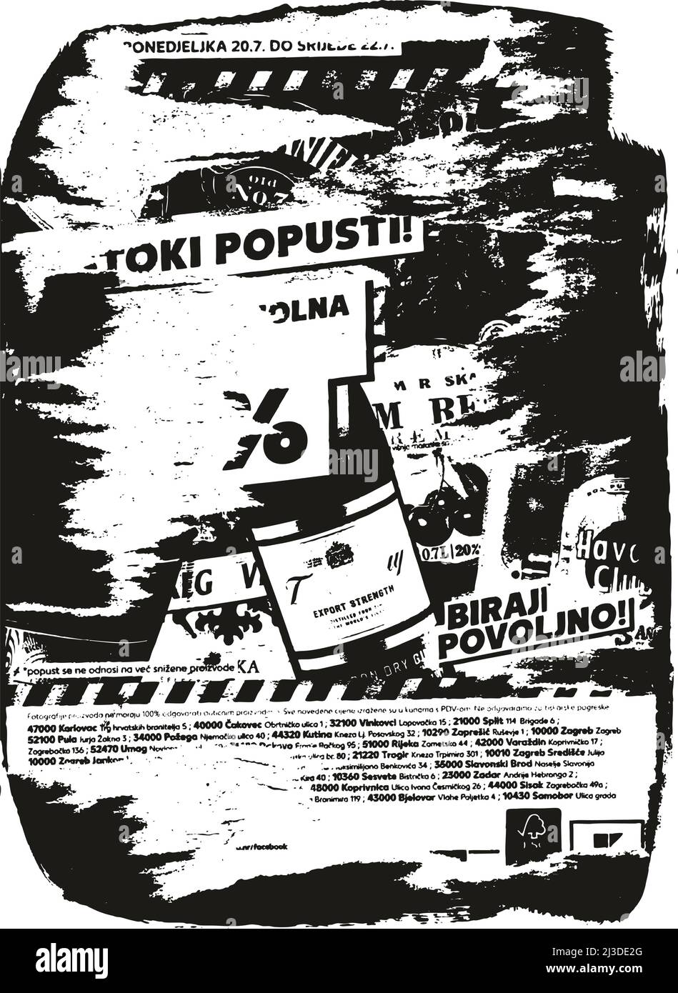 Ripped & Torn Paper Background Grunge Punk Style High Detail Abstract ...