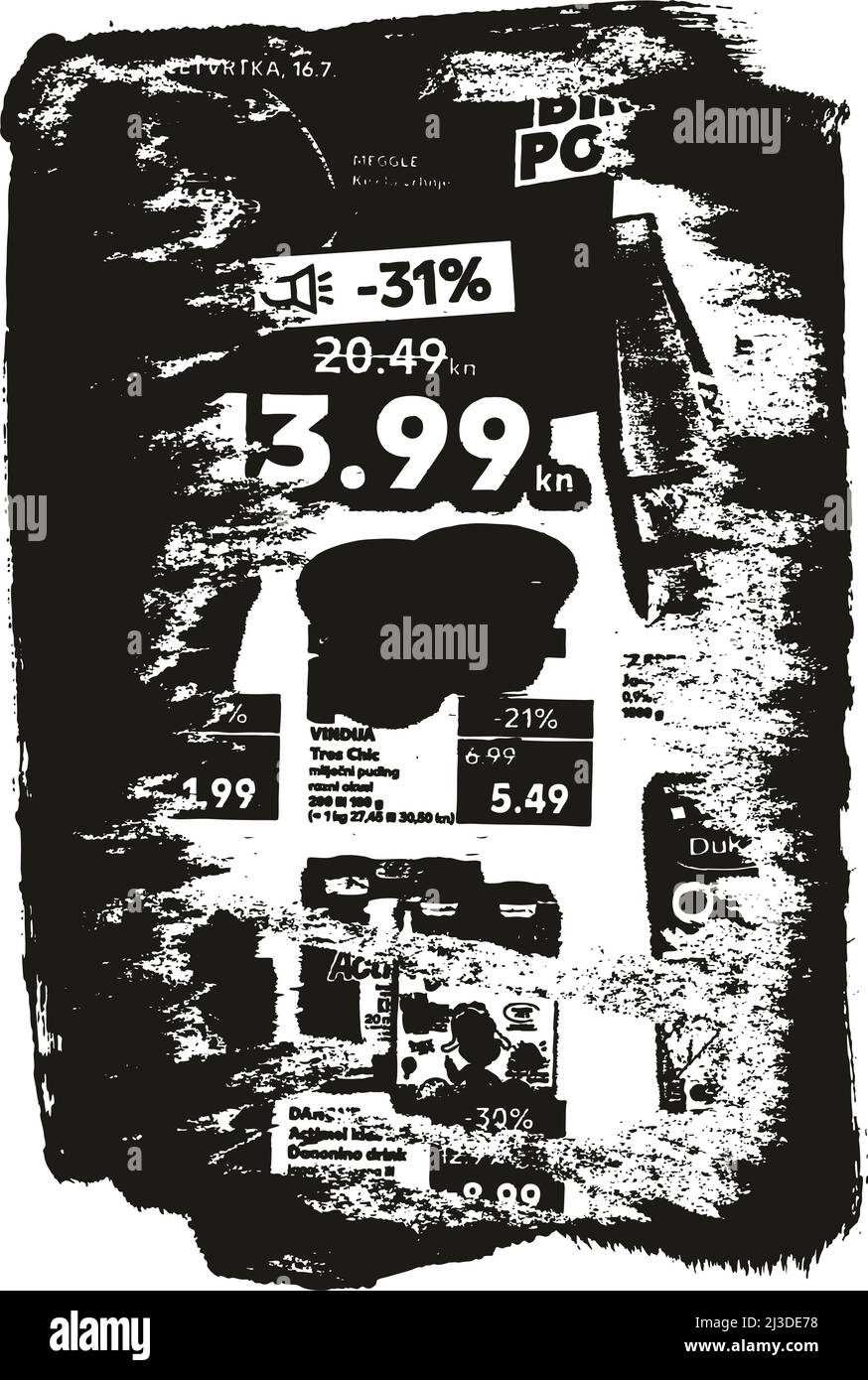Ripped & Torn Paper Background Grunge Punk Style High Detail Abstract ...