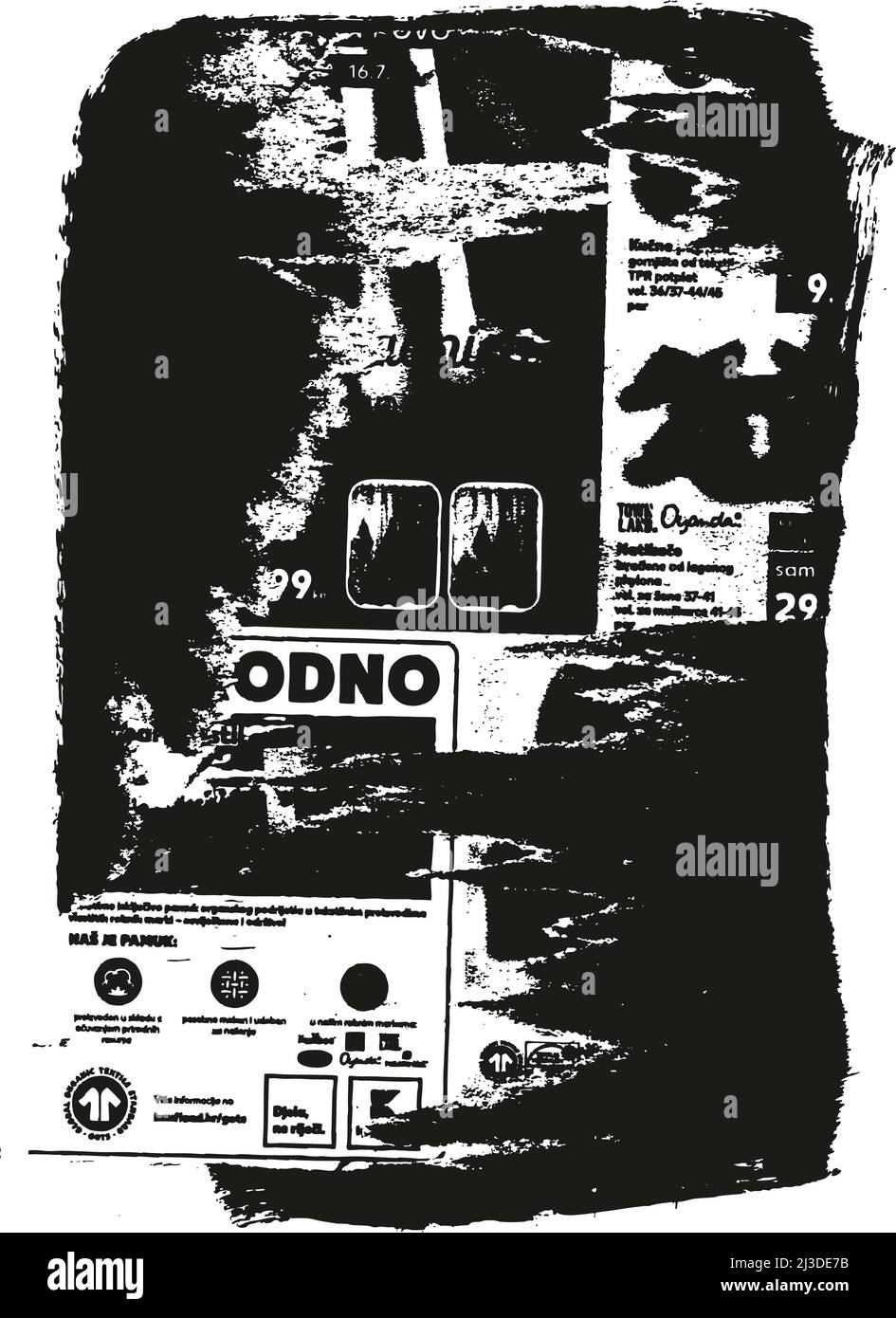 Ripped & Torn Paper Background Grunge Punk Style High Detail Abstract ...