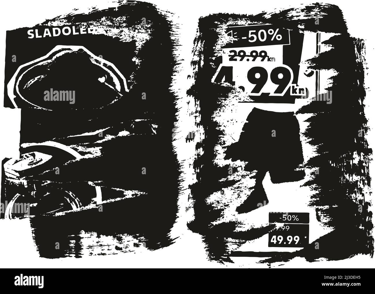 Ripped & Torn Paper Background Grunge Punk Style High Detail Abstract ...