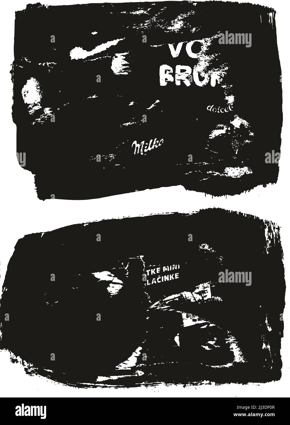 Ripped & Torn Paper Background Grunge Punk Style High Detail Abstract ...