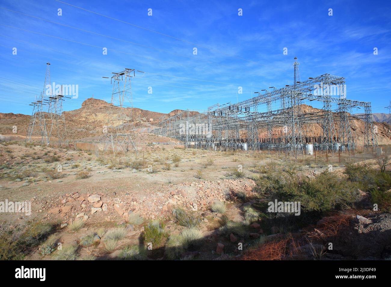 Power Substation and Power Transmission Lines in Arizona & Nevada ...