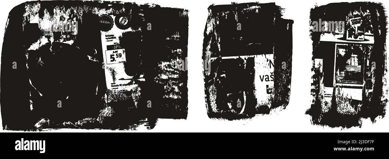 Ripped & Torn Paper Background Grunge Punk Style High Detail Abstract ...