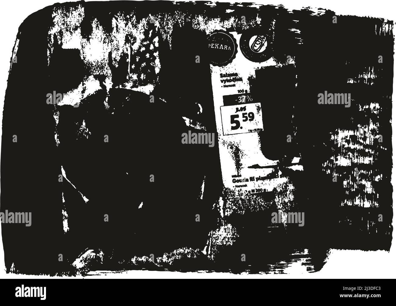 Ripped & Torn Paper Background Grunge Punk Style High Detail Abstract ...