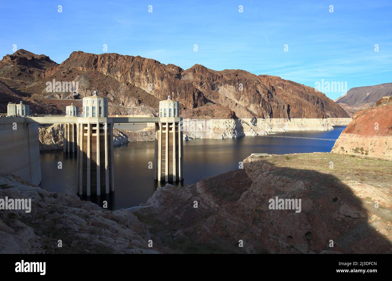Hoover dam water tower in hi-res stock photography and images - Alamy