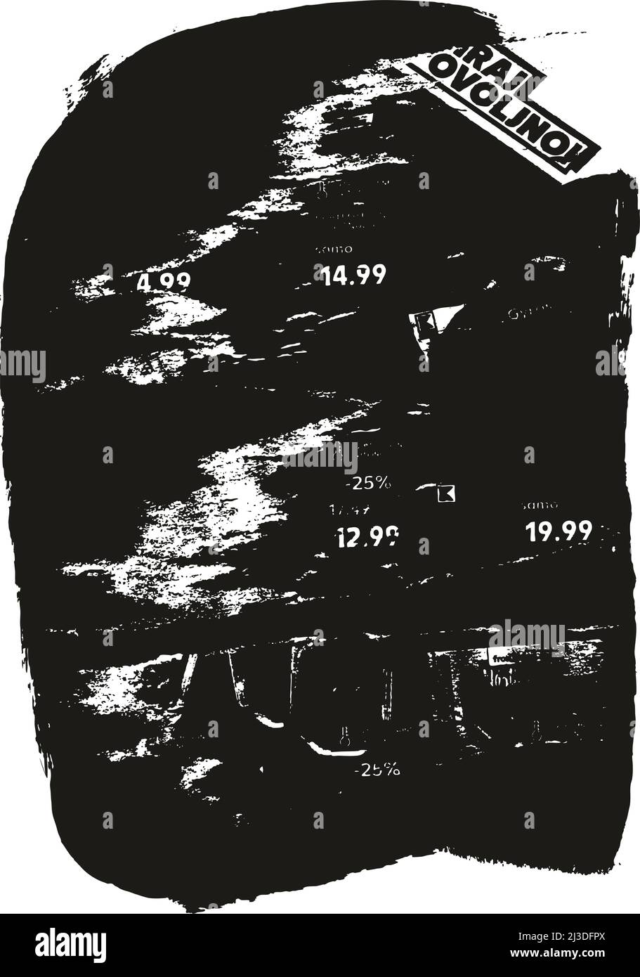 Ripped & Torn Paper Background Grunge Punk Style High Detail Abstract ...