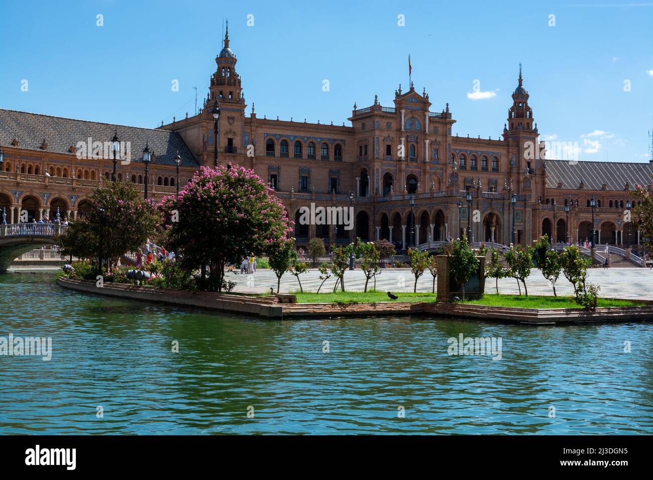 Old historical Andalusian town Seville, Spain. View on architectural ...