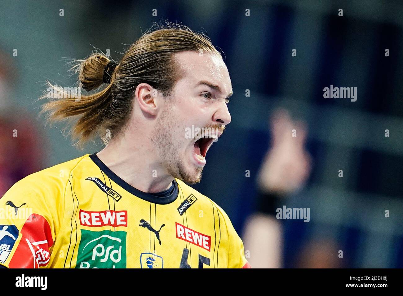 Mannheim, Germany. 07th Apr, 2022. Handball: Bundesliga, Rhein-Neckar Löwen - HSV Hamburg ...