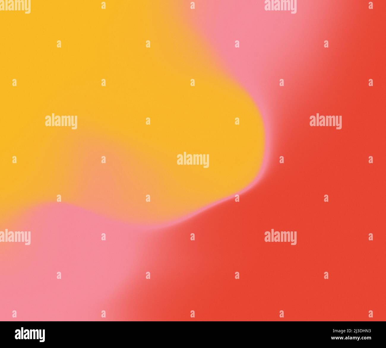 Abstract digital design background. Red and yellow gradient with curved ...