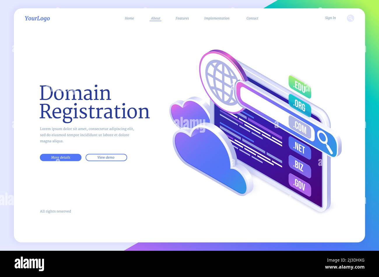 Dot org Stock Vector Images - Alamy