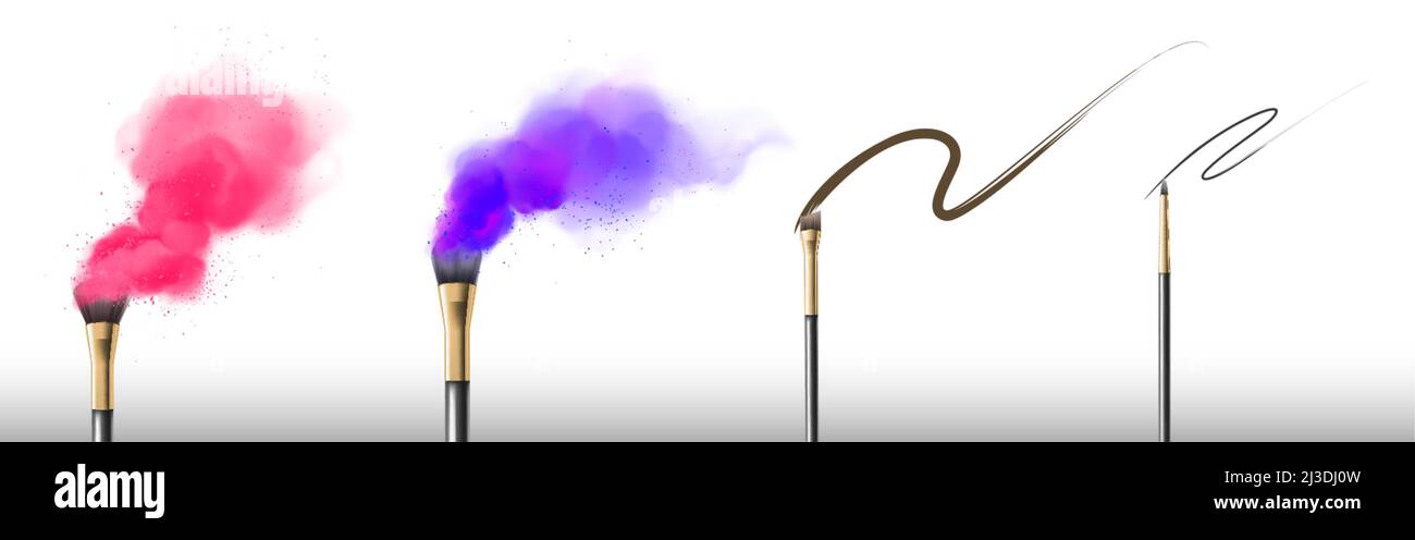 Realistic eyebrow stroke Stock Vector Images - Alamy