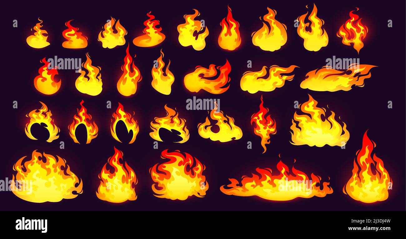 Animated Moving Fire