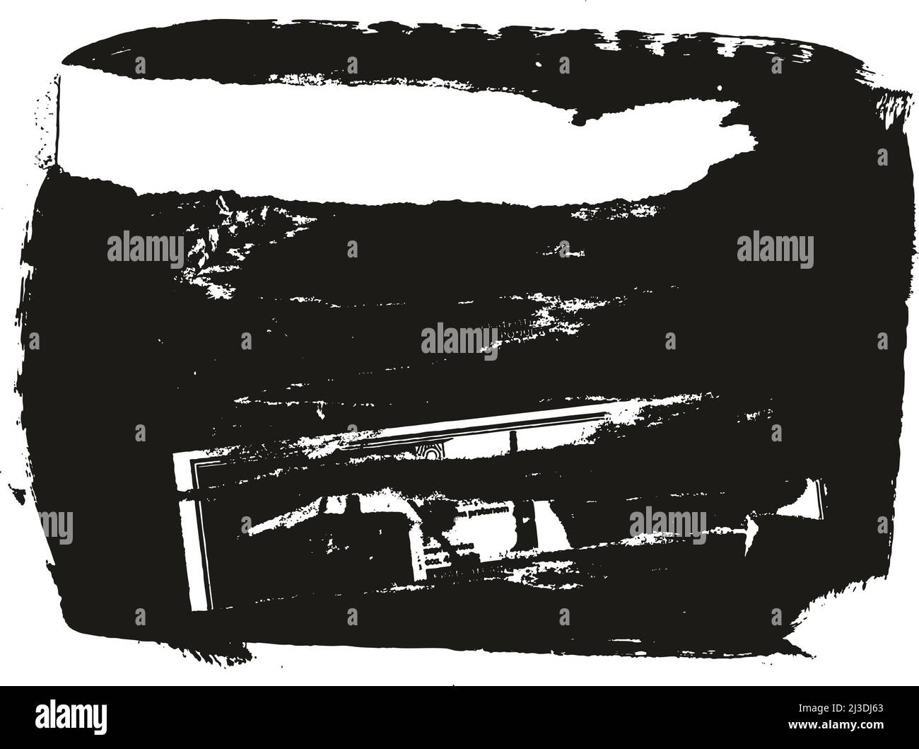 Ripped & Torn Paper Background Grunge Punk Style High Detail Abstract ...