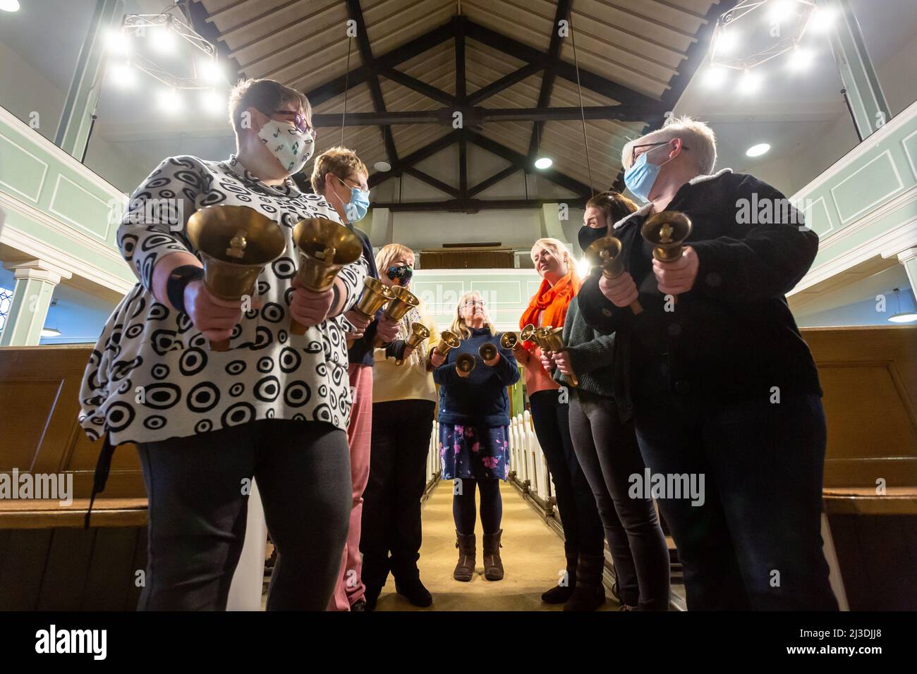 Hand bell ringers hi-res stock photography and images - Alamy