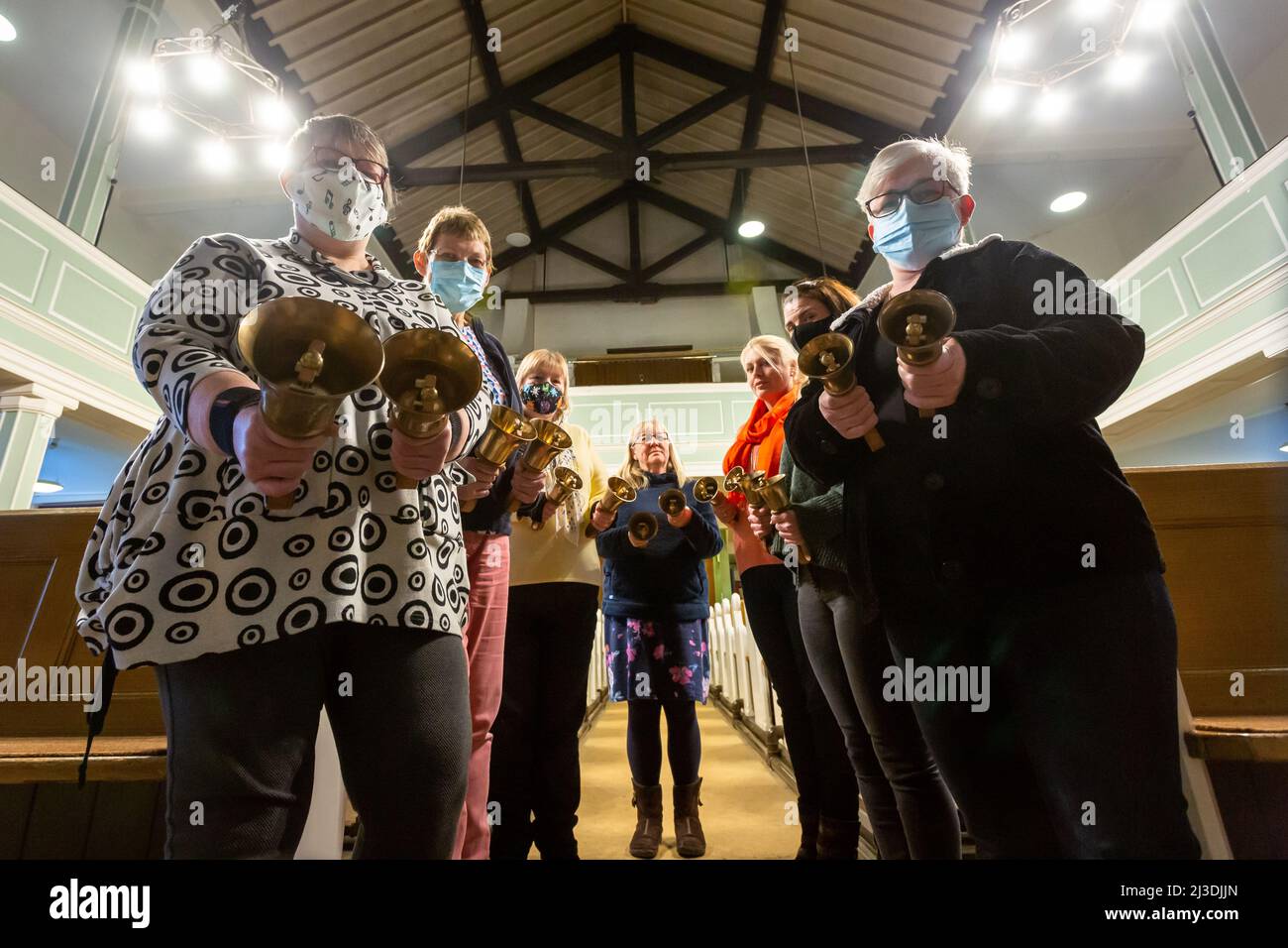 Hand bell ringers hi-res stock photography and images - Alamy