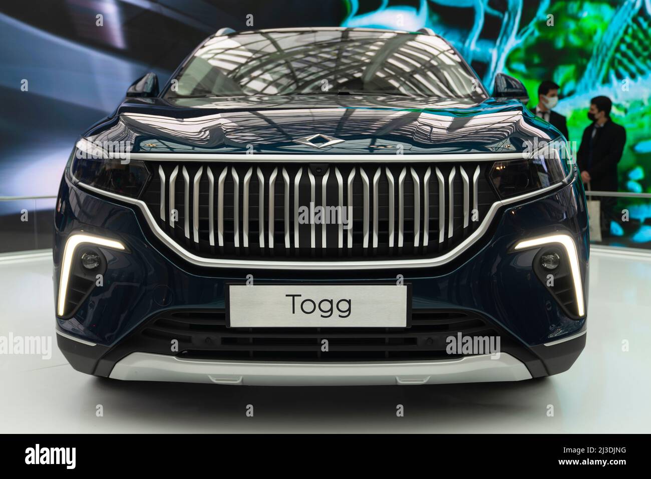 Ankara, Turkey - March 31: TOGG car at Ankara ECO Climate Summit as a ...