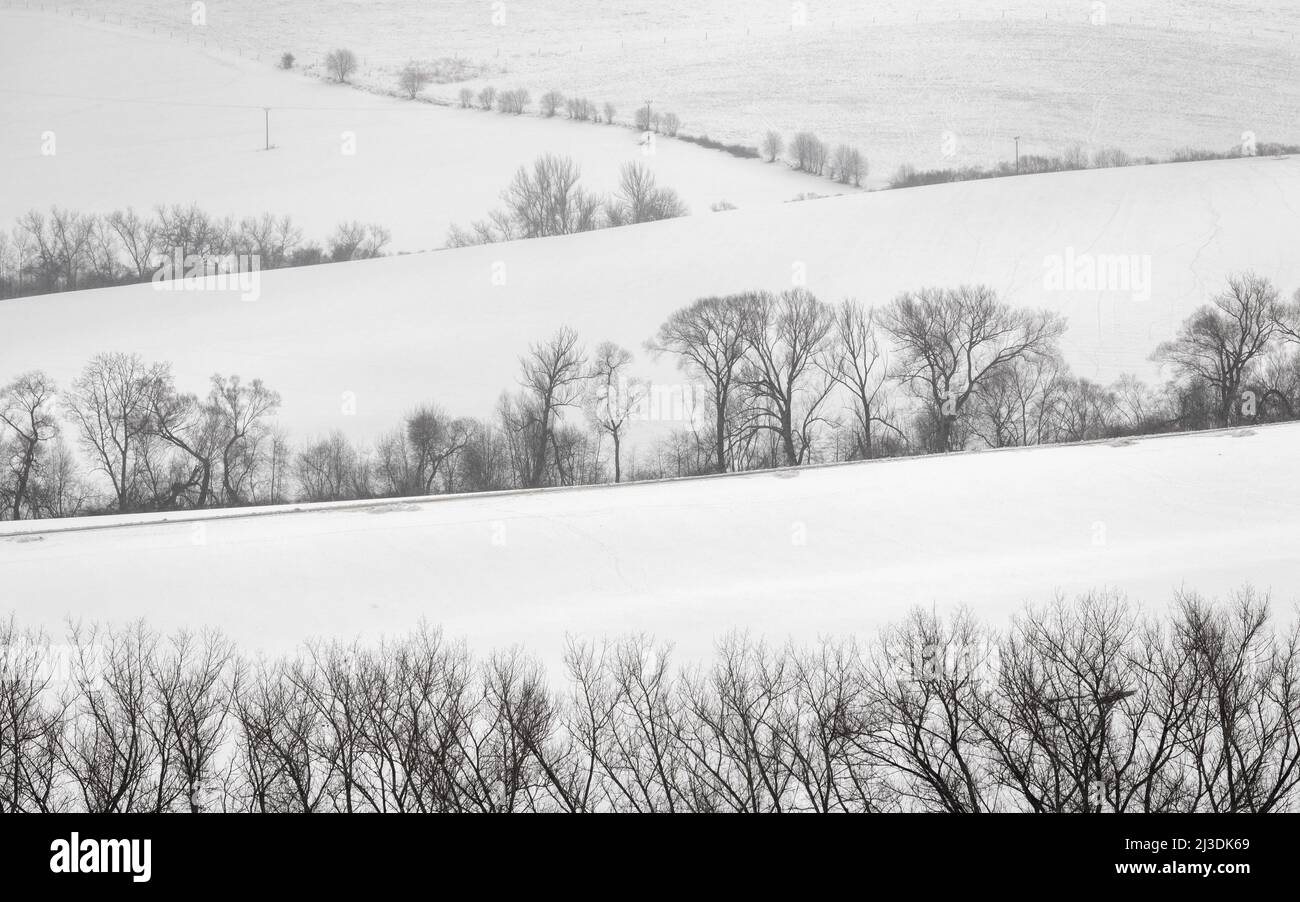 Lines and white fields graphic hi-res stock photography and images - Alamy
