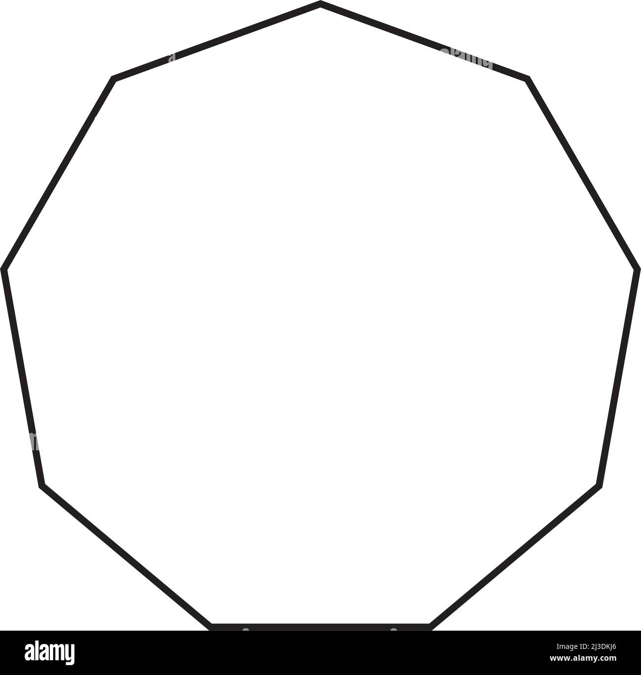 Nonagon shape for kids hi-res stock photography and images - Alamy