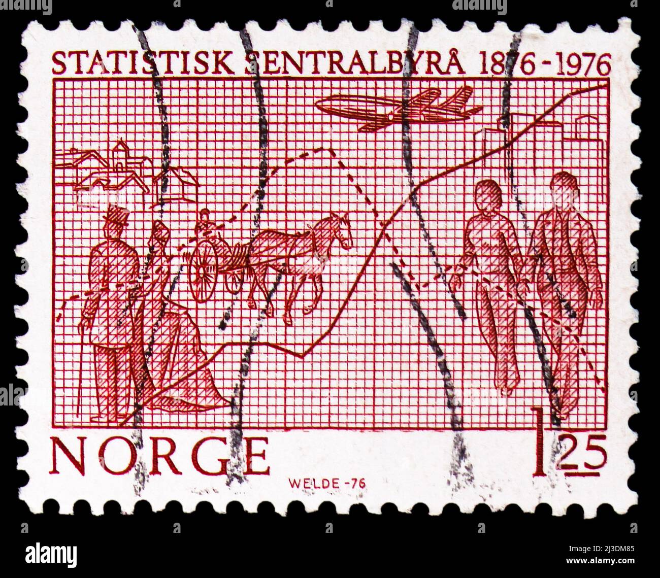 MOSCOW, RUSSIA - MARCH 26, 2022: Postage stamp printed in Norway shows ...