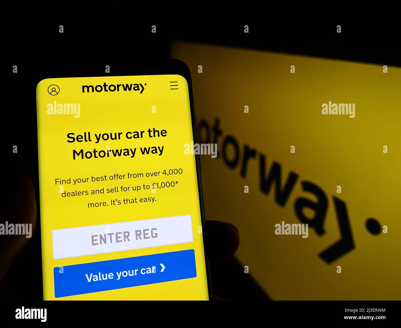 Motorway car dealer london hi-res stock photography and images - Alamy