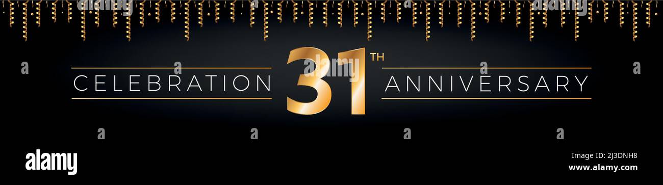 31 birthday logo hi-res stock photography and images - Alamy