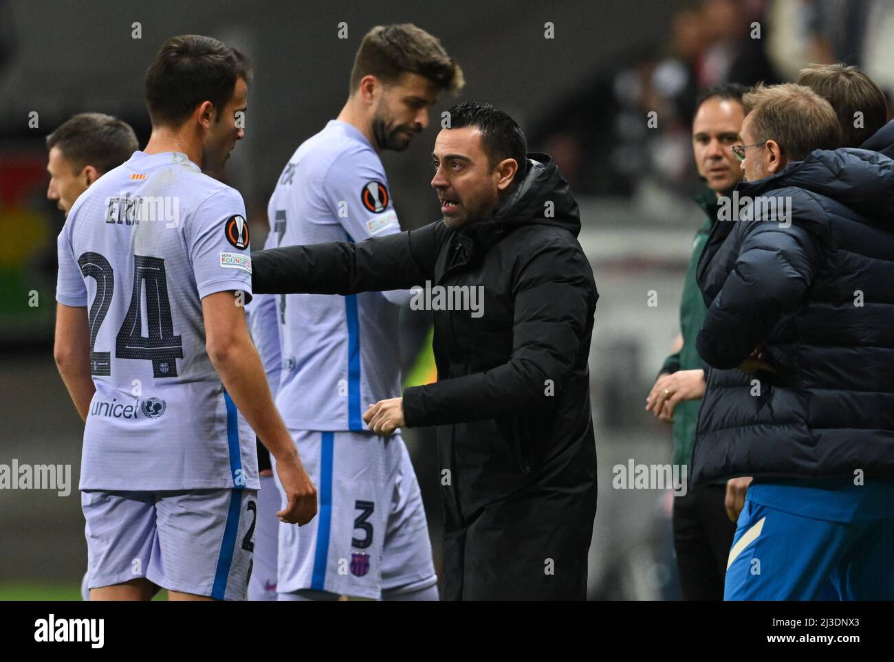 07 April 2022, Hessen, Frankfurt/M.: Soccer: Europa League, Eintracht ...