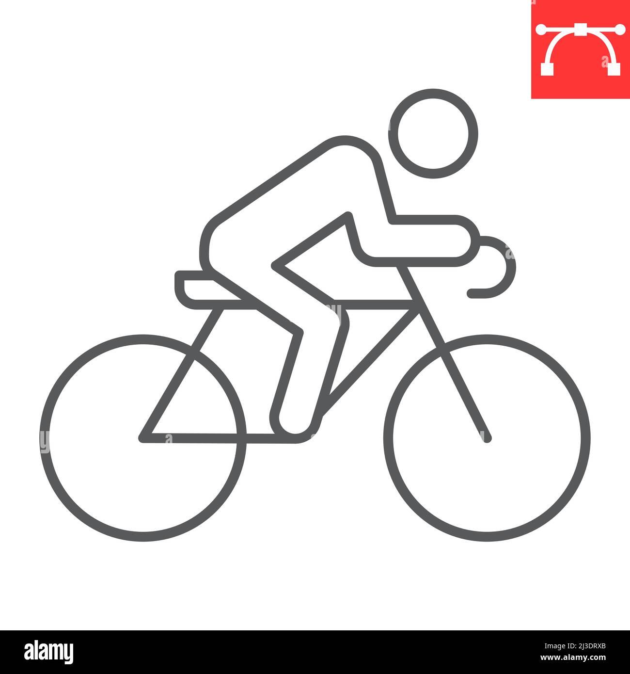 Cycling sport line icon Stock Vector Image & Art - Alamy