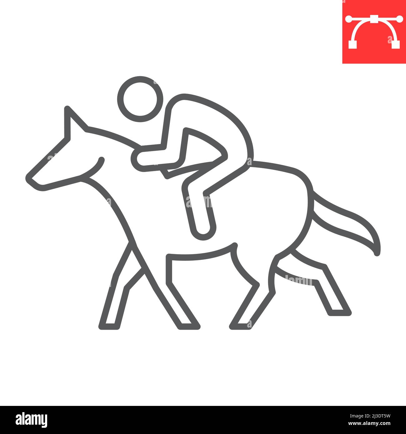 Back of horse and rider Stock Vector Images - Alamy