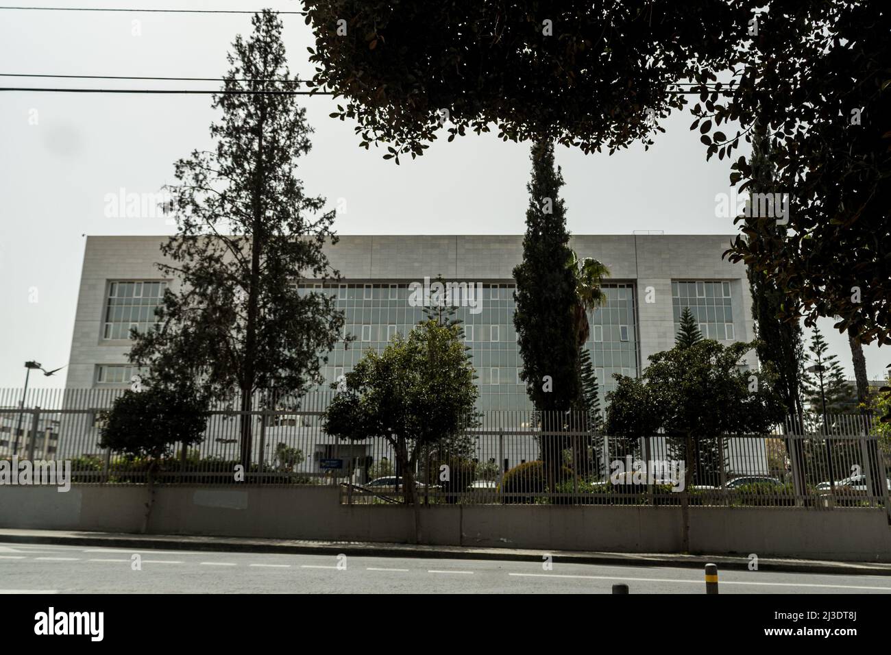 A view of the Central Bank of Cyprus building, Nicosia, Cyprus, on Apr ...