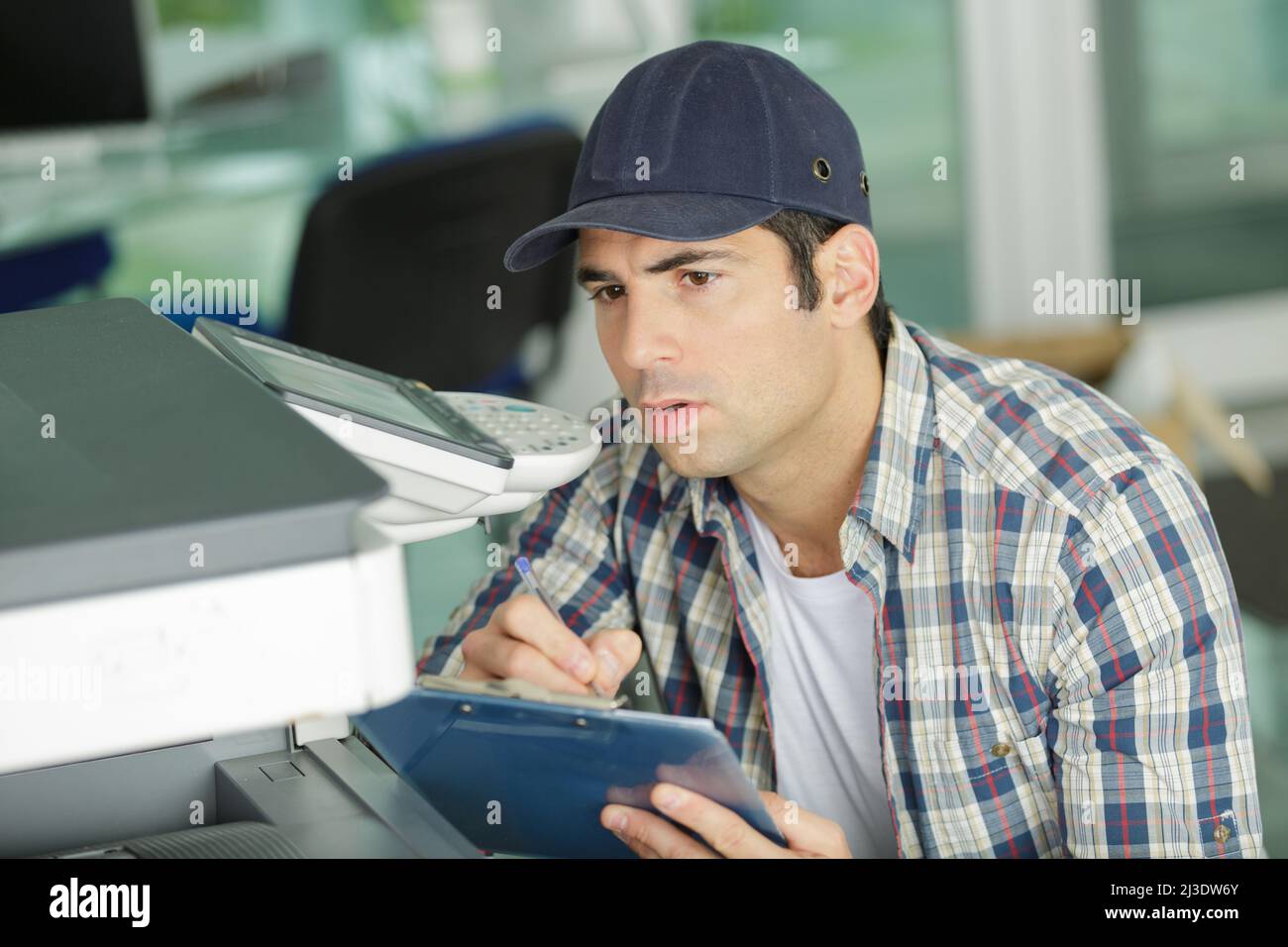 Secretary copier hi-res stock photography and images - Alamy
