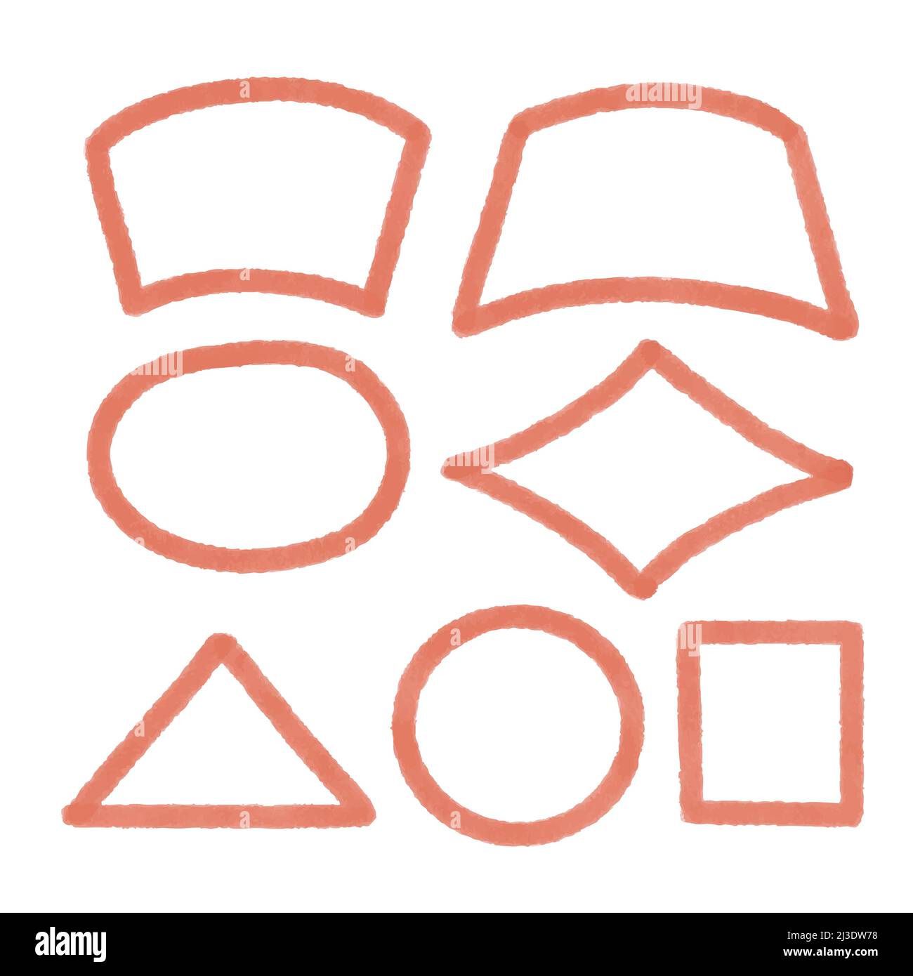 Abstract hand drawn vector symbols set. Circles, triangles doodles pack ...