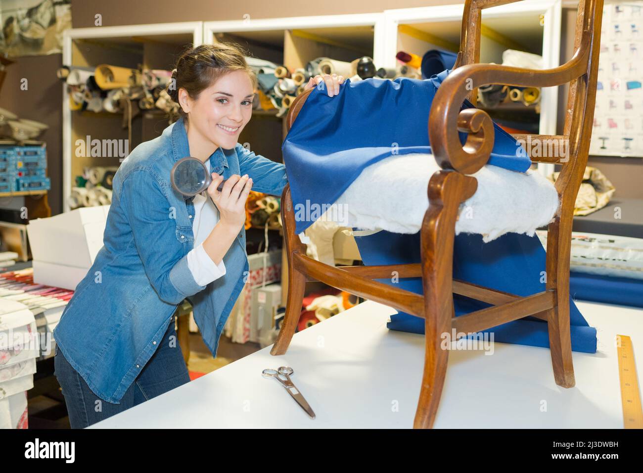 Upholsterer cushion hi-res stock photography and images - Alamy