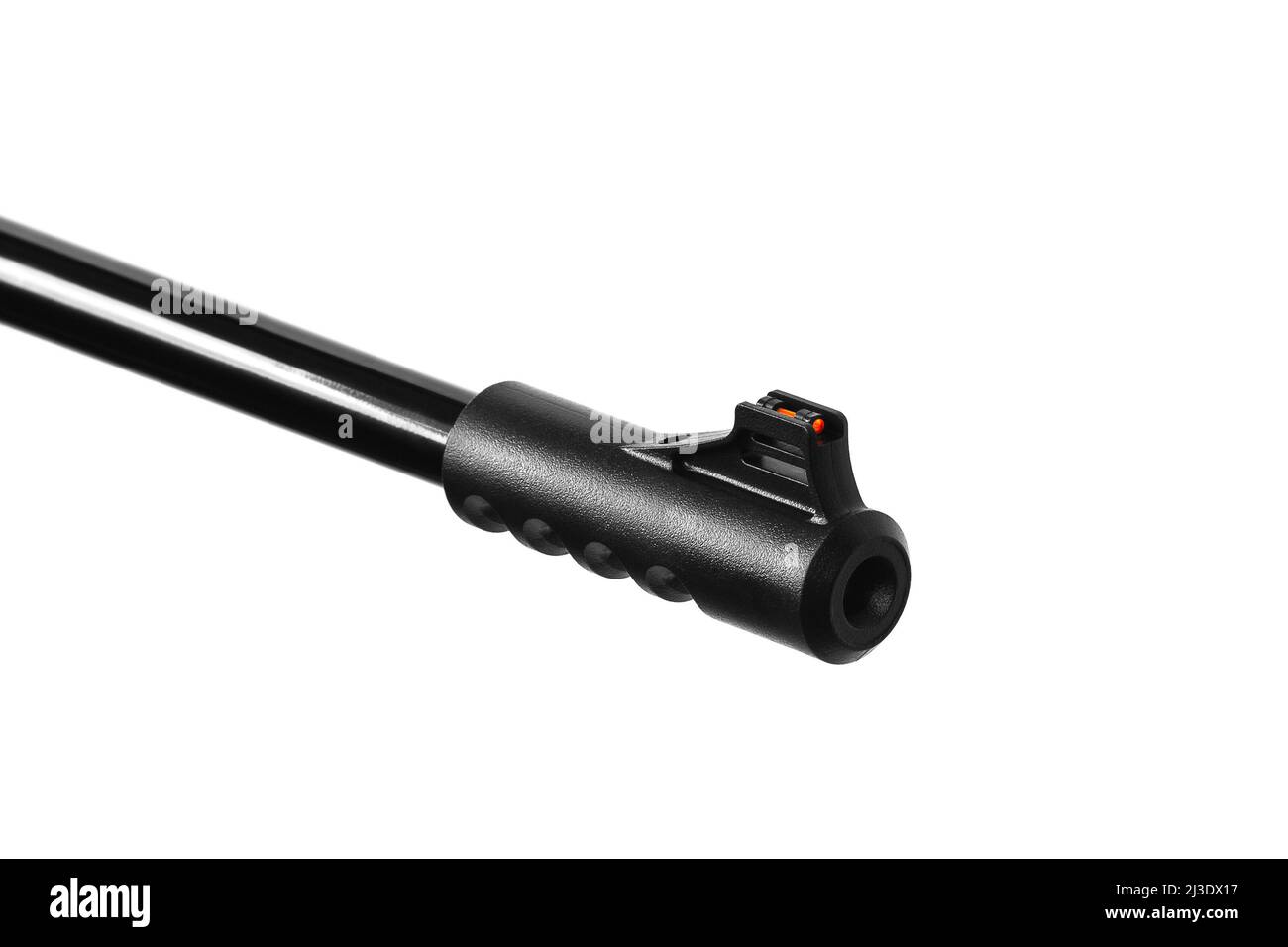 A modern air rifle with a futuristic design. Pneumatic weapons for ...