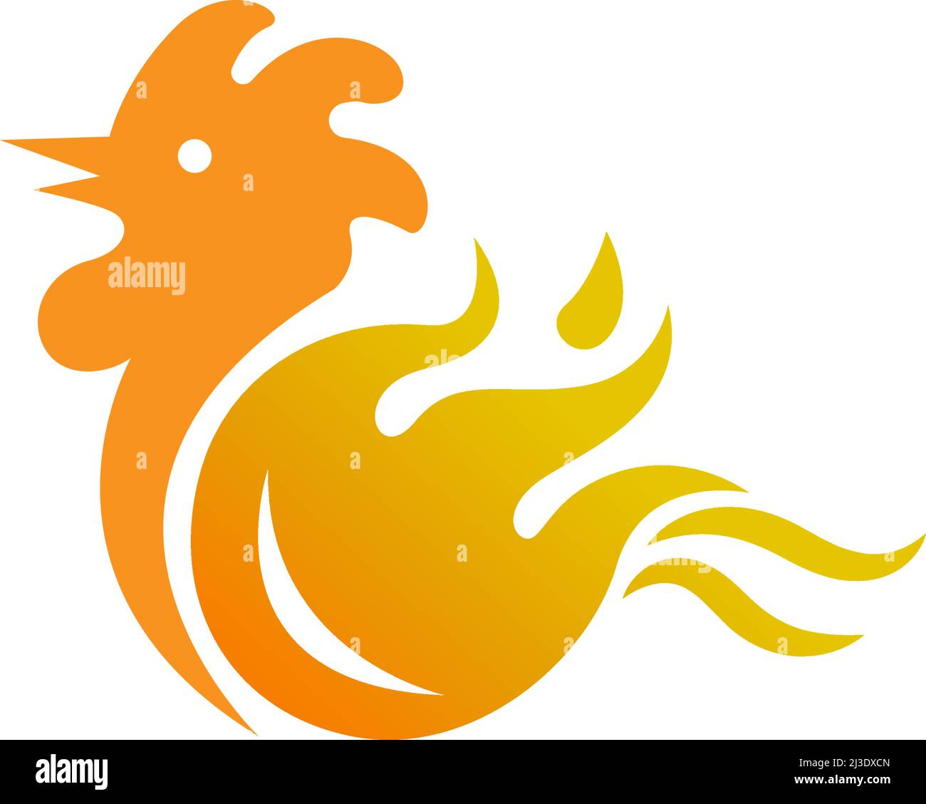 Chicken animal icon logo design illustration template Stock Vector ...