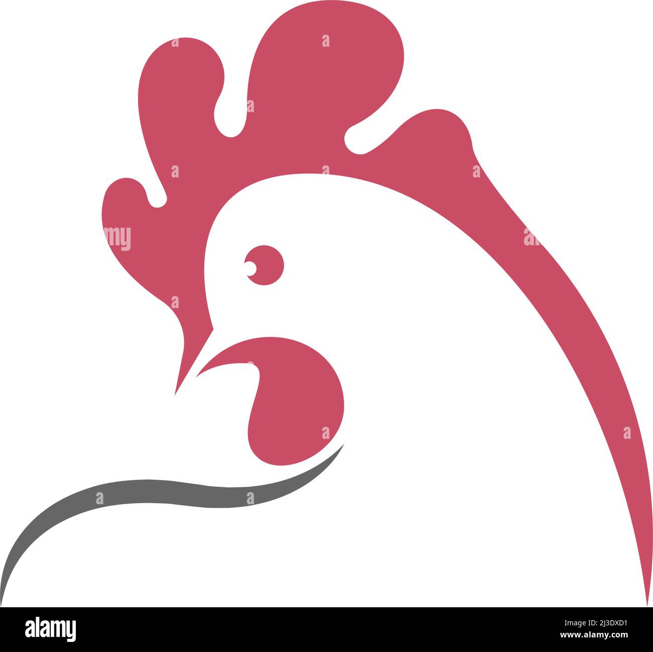 Chicken animal icon logo design illustration template Stock Vector ...