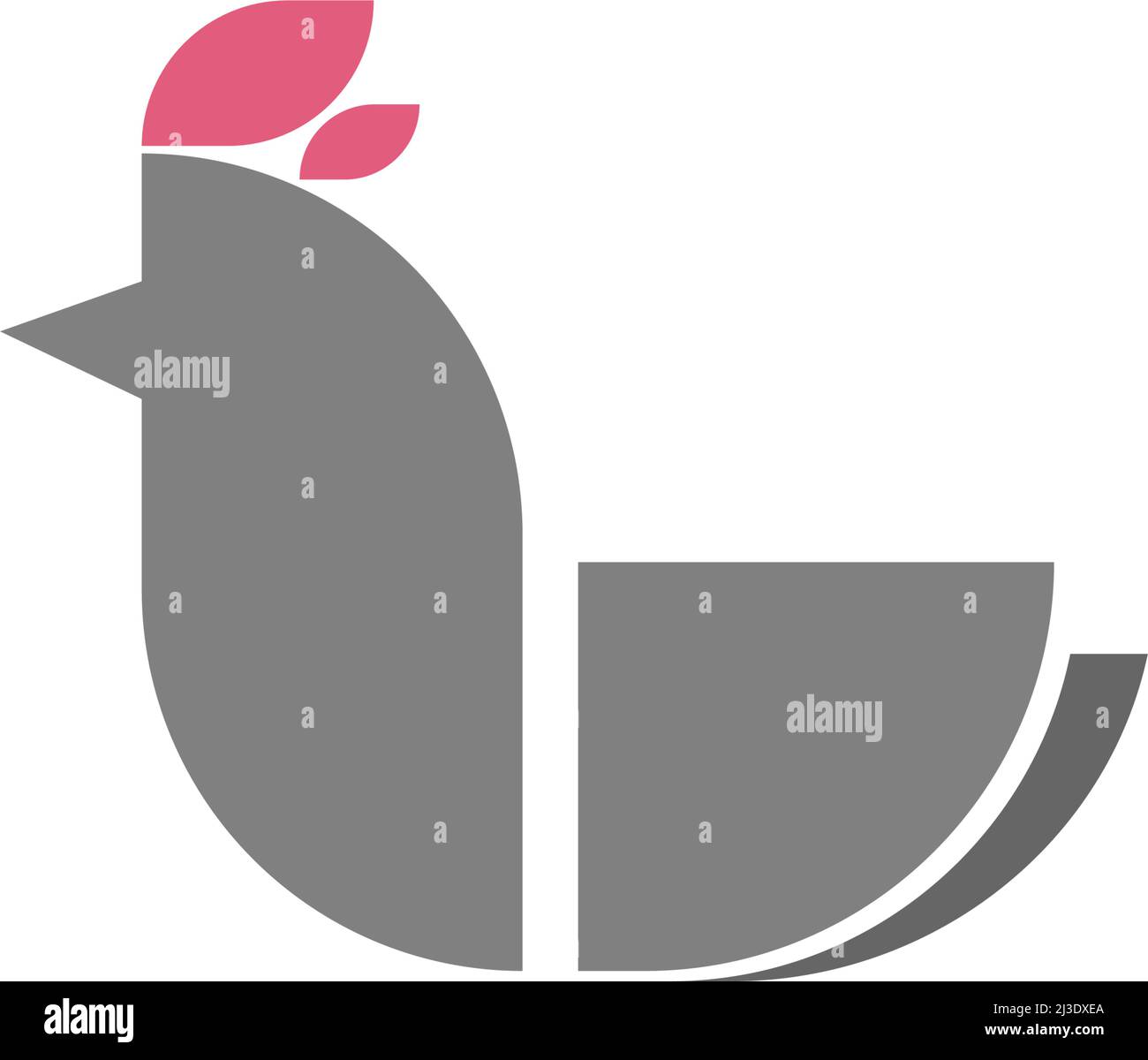 Chicken animal icon logo design illustration template Stock Vector ...