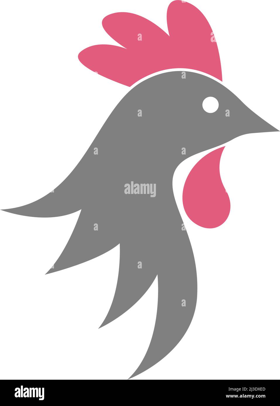 Chicken animal icon logo design illustration template Stock Vector ...